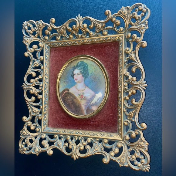 Wall Decor | 2 Vintage Antique Gold Frame Portraits | Poshmark